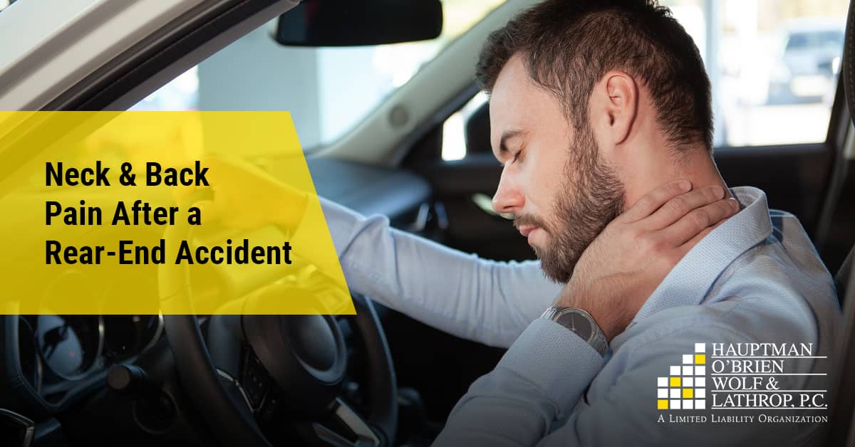 Neck & Back Injuries After a Rear-End Collision | Omaha, NE
